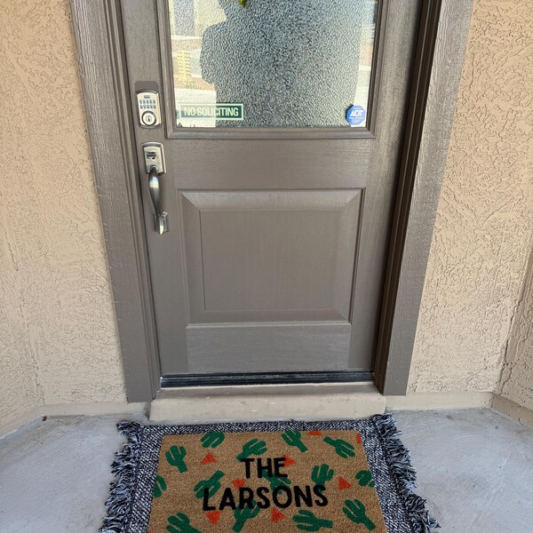 Pink Halloween Doormat, Ghost Welcome Mat, Halloween Decor Outdoor ...