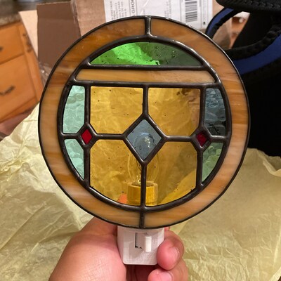 Hanging Stained Glass Plant Propagation/reed Diffuser Suncatcher - Etsy