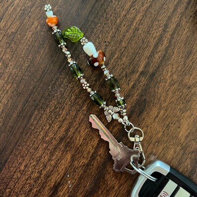 Grunge Gothic Unique Weirdcore Aesthetic Beaded Necklace With Crescent ...