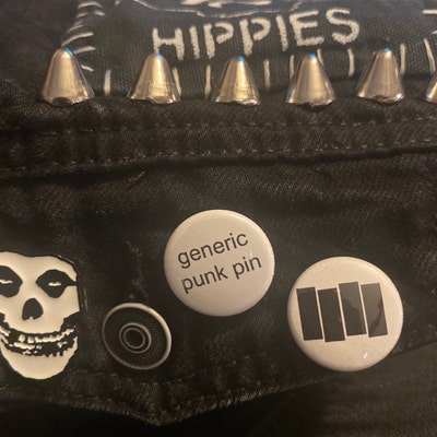 Generic Punk Pin Pinback Button or Magnet 1 or 1.5 Inch Great for ...