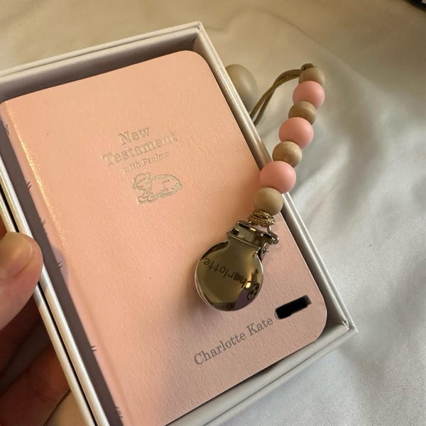 Engraved Bible Personalized Baby Name Engraved Newborn Bible Engraved ...