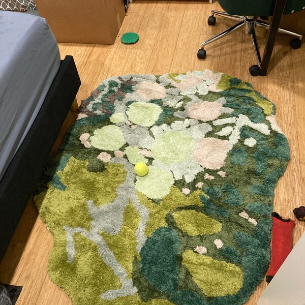 Moss Rugs .handmade Turfted Wool Rugs Carpets for Living Room/reading ...