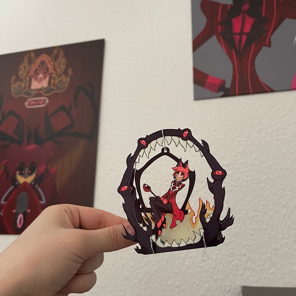 Alastor - Hazbin Hotel Paper Craft Standee - Etsy