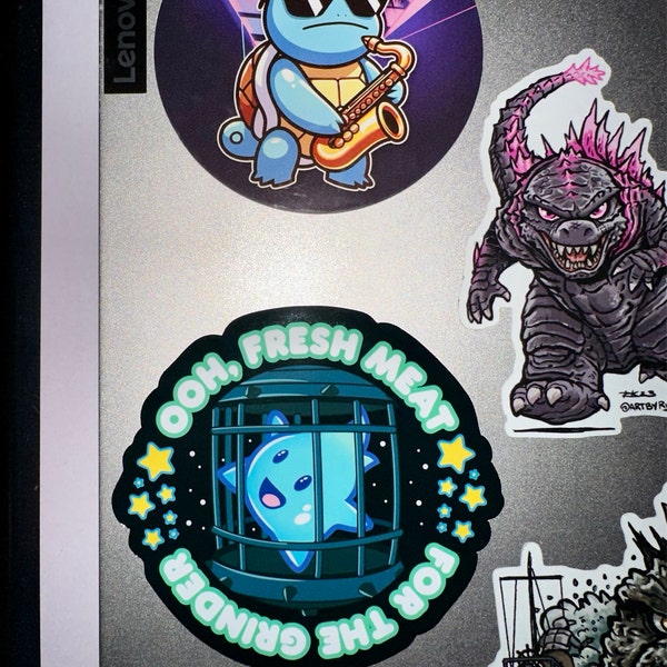 Lumalee Fresh Meat | Gamer Sticker | Super Mario | 3.5" | Waterproof ...