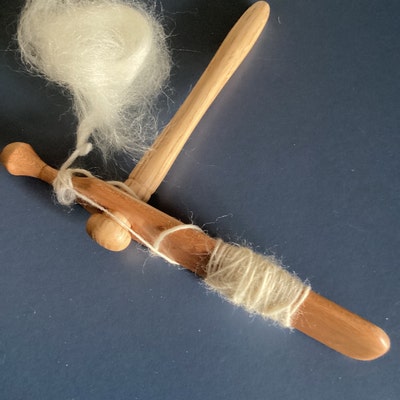 Mayan Spinner, Hand Turned and Carved From Wild Cherry, Walnut and ...