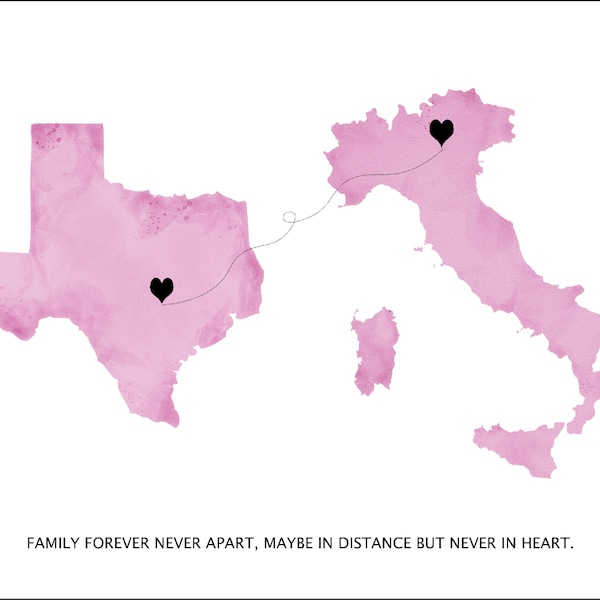 Long Distance Family Gift, Long Distance London to Australia, Long ...