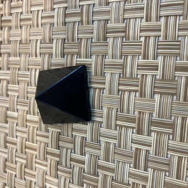 SHUNGITE Pyramid – Hand Carved, Crystal Grid, Home Decor, Crystal ...