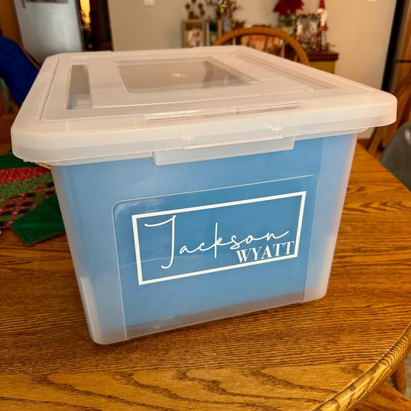 Kids File Box , Milestone Tote , Memory Box , Organization School Box ...