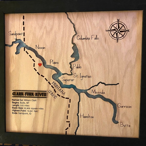 Table Rock Lake - Custom Large Wood and Acrylic Laser Cut Lake Sign - Etsy