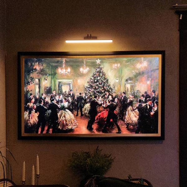 32, 43, 50, 55 Inch Ornate Frame for Samsung the Frame TV, Satin Black ...