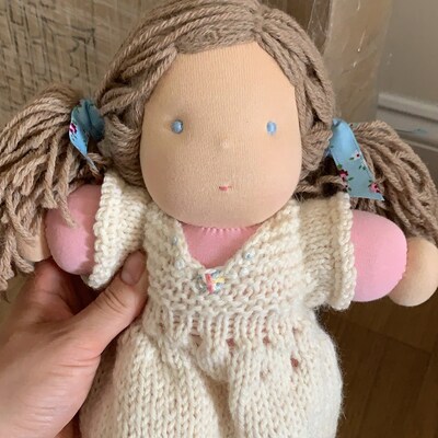 Soft Waldorf Doll, Girl Doll, Custom Made Girl Doll, Organic Cotton ...
