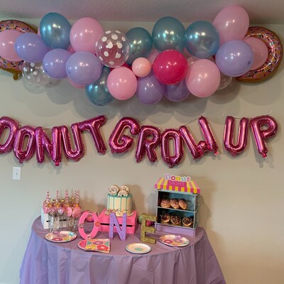 Balloon Garland Kit Donut Grow up Party Donut Balloons Donut Donut Birthday Party Balloons - Etsy