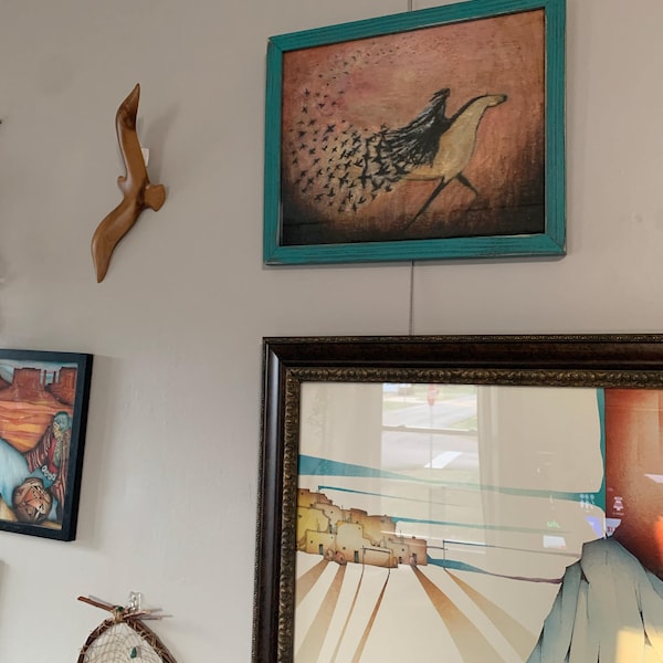 Raven Wind Art Print Crows With Powerful Woman Shaman Rider Equestrian ...