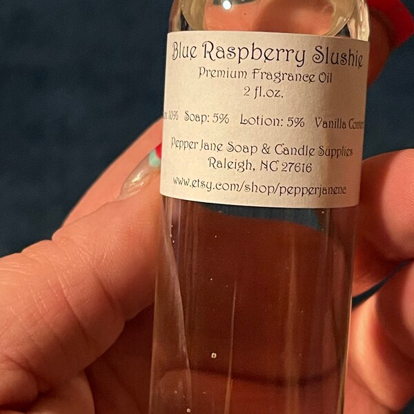 Blue Raspberry Slushie Fragrance Oil for Candles, Soap, Incense, Lotion ...