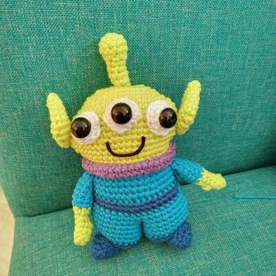 Toy Story Alien Pattern Green Alien Plushie - Etsy