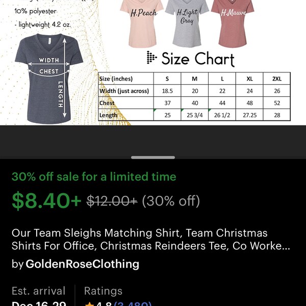 Our Team Sleighs Matching Shirt, Team Christmas Shirts for Office ...
