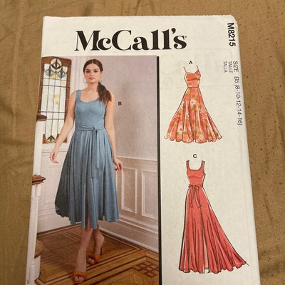 Mccall's Sewing Pattern M8215 Misses' & Women's - Etsy