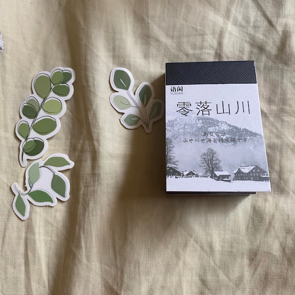 50 Pcs, Landscape Sticker Book, Color Themed Aesthetic Sticker Booklet ...