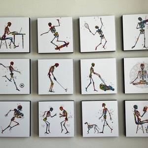 Set 12 Muscle Anatomy Art, Human Muscular System, Medical Decor ...