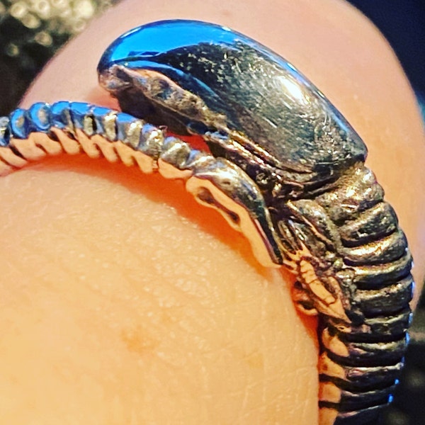 H.R. Giger Inspired , Alien Newborn Ring , Chestburster, Prometheus ...