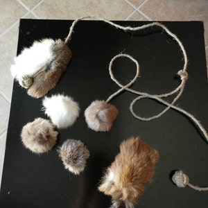 Natural Cat Toy Set With 4 Different Toys - Etsy