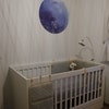 Blue Moon Wall Decal Moon Wall Art Decor. Wall Sticker Nursery Moon ...