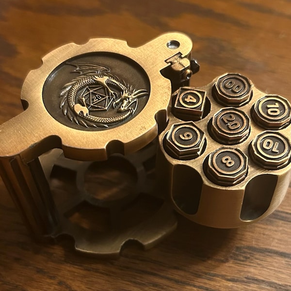 Unique DND Dice Dagger/wand, D20, D12, D10, D00, D8, D6, D4 W/leather ...