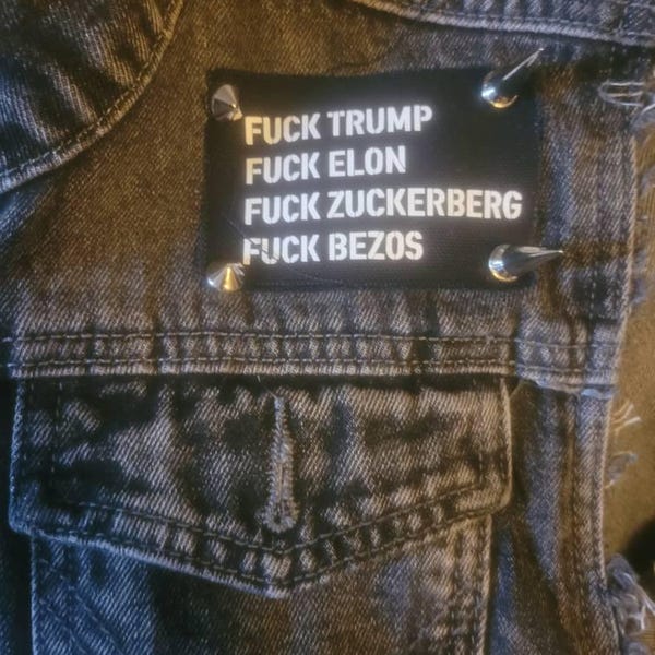 Anti Oligarchy Punk Patches - Leftist Patches - Protest Activism Anti ...