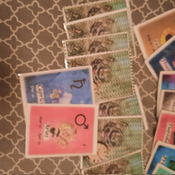 Kipper Grand Tableau Printable PDF Template and Mini Cards, Grand ...