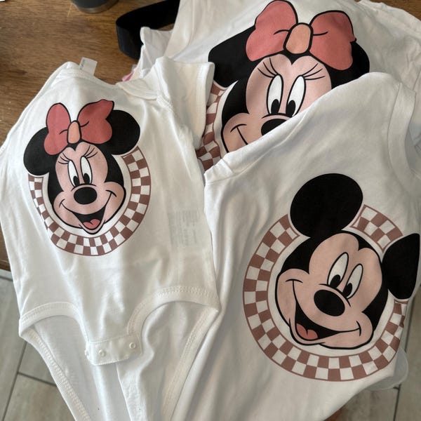 Classic Checker Winking Mickey Mouse Shirt, Mickey Kids Shirt, Youth ...