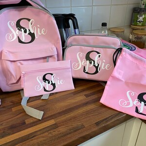 Personalised 9 Litre Backpack Water Bottle Lunch Bag - Etsy UK