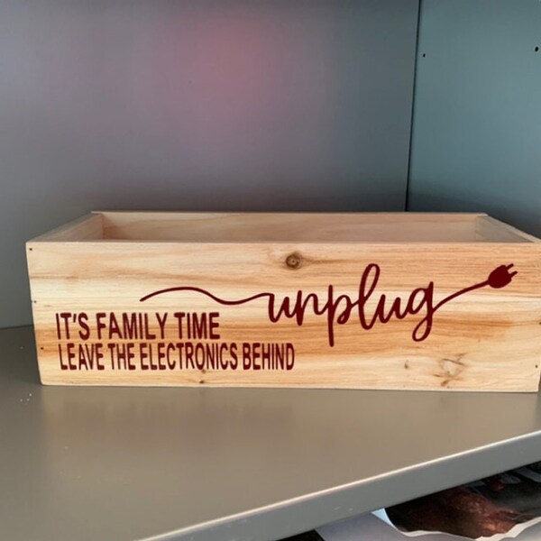 Unplug, Family, SVG, DXF, & PNG, Woodland, Files, Design, Cricut ...