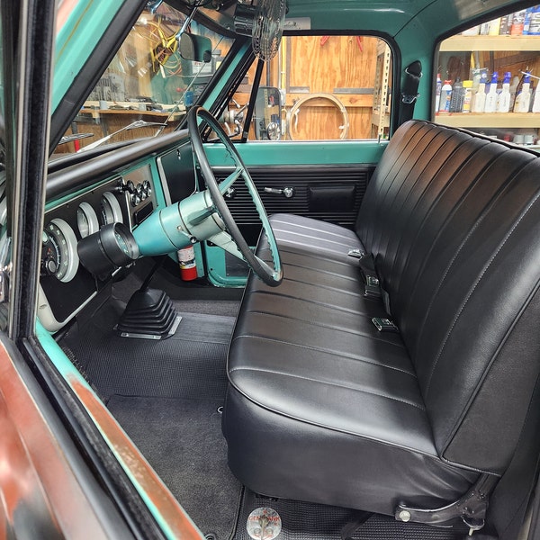 The holy Hell Custom Car Upholstery 1955-1959 Chevy Gmc Truck Bench ...