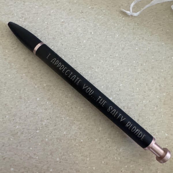 Custom Colored Ink Pens｜personalized Pens｜set of 5 Custom Engraved ...