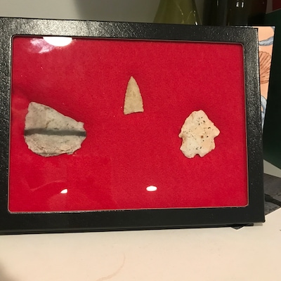 Riker Display Case Mount 6 X 8 X 3/4 With RED FELT for Collectibles ...