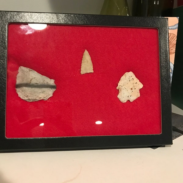 Riker Display Case Mount 6 X 8 X 3/4 With RED FELT for Collectibles ...