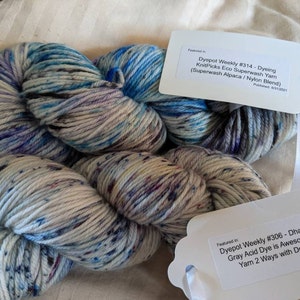 Variegated Super Bulky Yarn 70/30 Superwash Wool/alpaca | Etsy