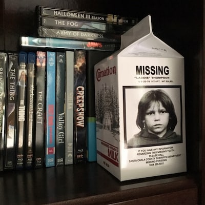 Lost Boys Replica laddie Thompson Milk Carton Horror Prop - Etsy