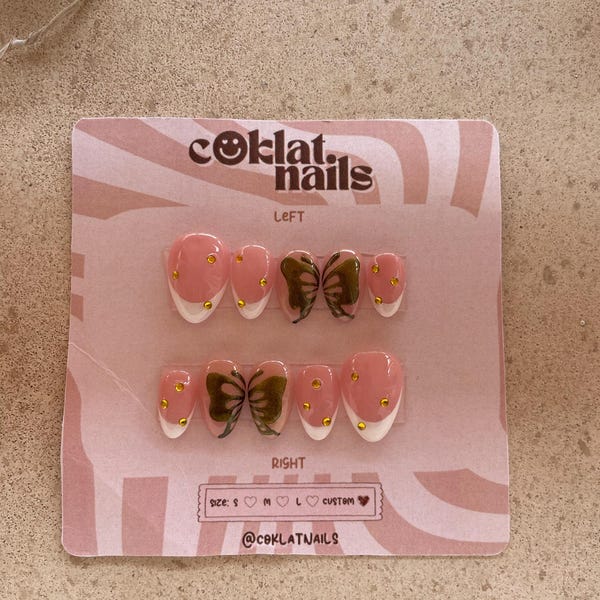 Cry Baby Nails - Cry Baby - Coffin Nails - Nails - Cute Nails - Press ...