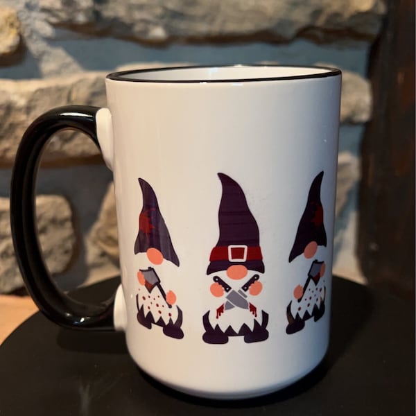 Halloween Horror Gnome SVG Bundle Trio, Killer Gnomes, Spooky, Scary ...