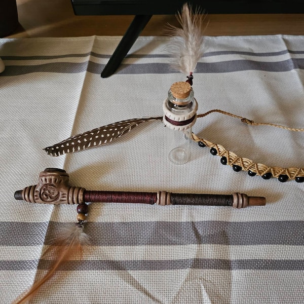 Brahma | Large Ritual Tobacco Pipe for Shamanic Ceremonies | Handmade ...