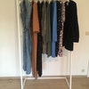 Ceiling Clothes Rack// Clothing Rack // Ceiling Rack // Ceiling Storage ...