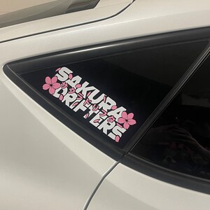 Sakura Drifters Brush JDM Cherry Blossom Petals Vinyl Decal Sticker - Etsy