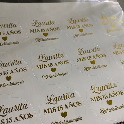 Mailing Labels With Gold Foil Print Gold Foil Return Address Labels ...