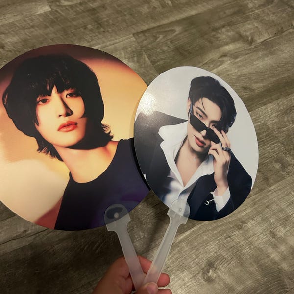 Ateez "golden HOUR : Part.1" Non-transparent Fan / Picket / Image ...