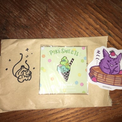 Pokésweets Bulbasaur Matcha Soft Serve Ice Cream Hard Enamel Pin by ...