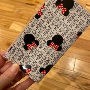 Checkbook Cover Mickey Mouse - Etsy