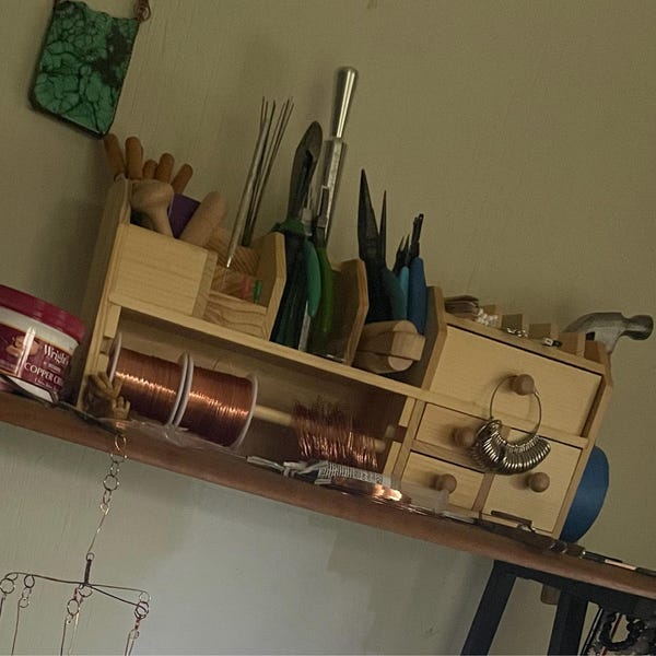 Crafters Bench Top Organizer and Stand - Etsy
