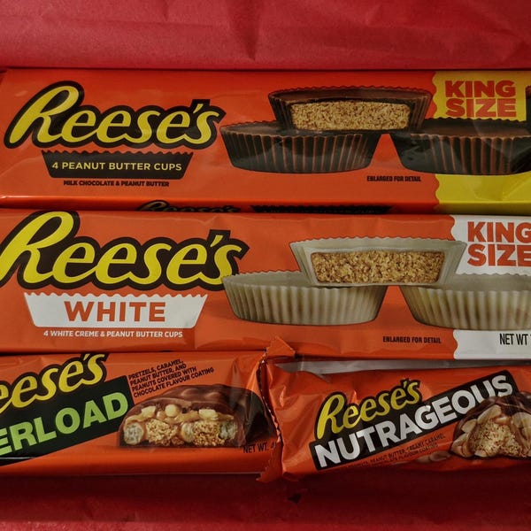 Reeses Gift Box | Handmade Reese's Hamper | Reeces Chocolate Present ...