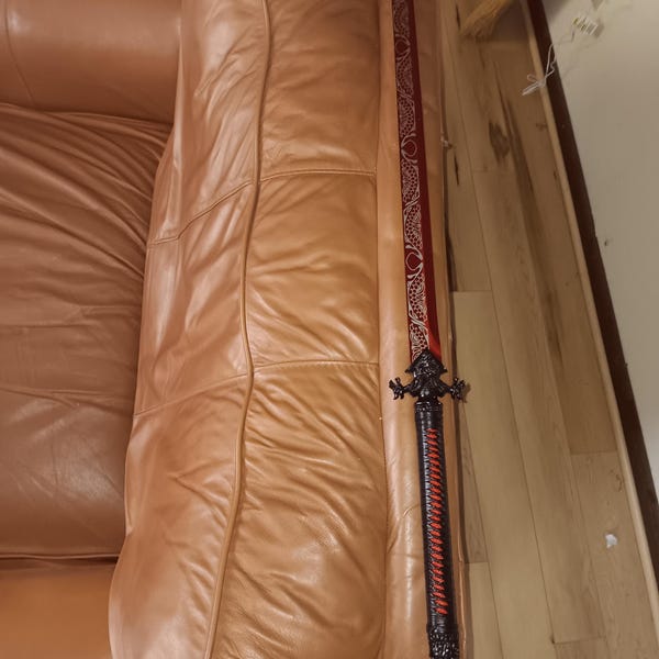 Handmade Katana Japanese Samurai Sword Sharp Metal Katana Black Ninja ...